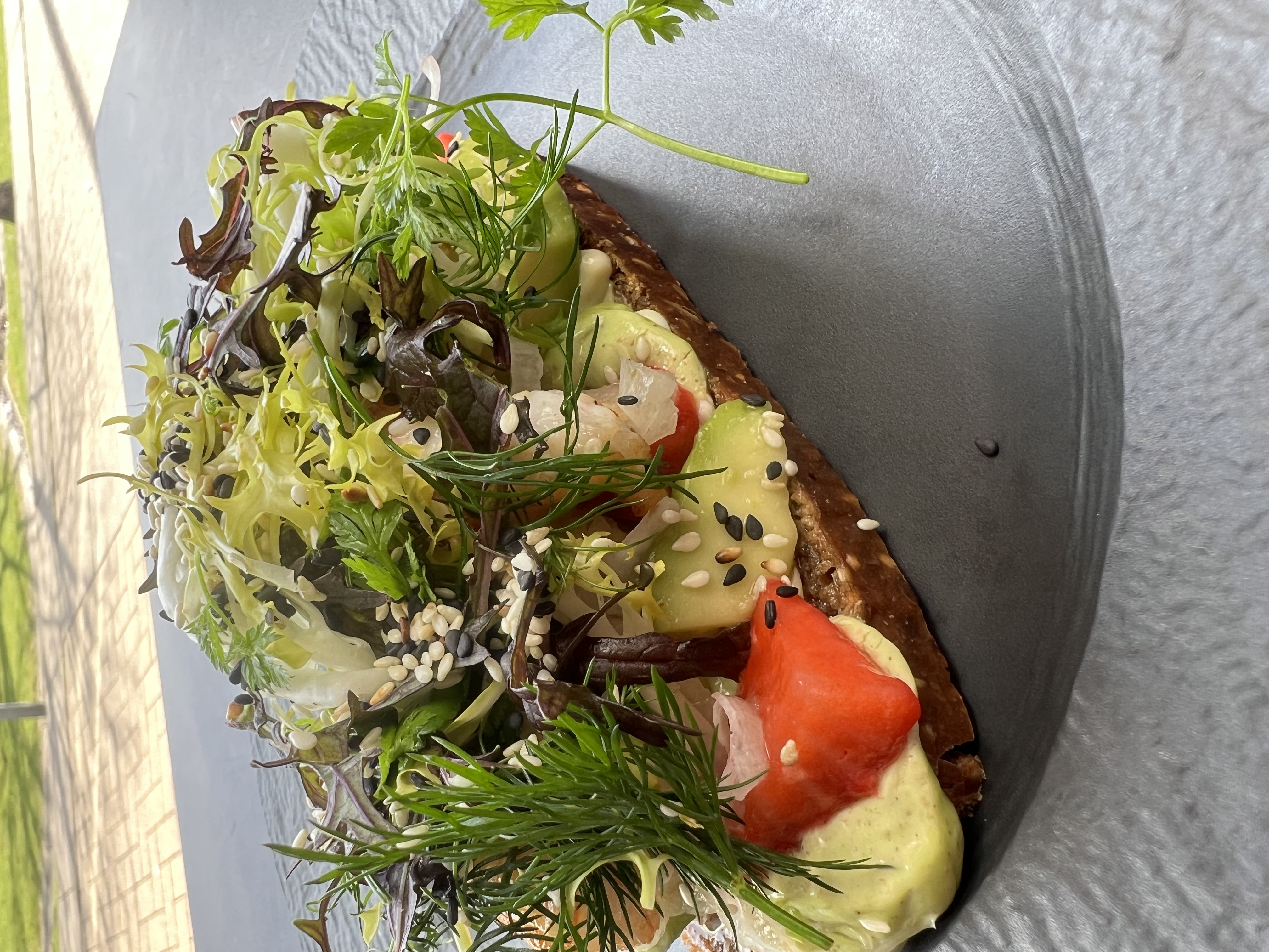 3 retters frokost menu ( jomfruen, håndskåret ribbensteg med ...