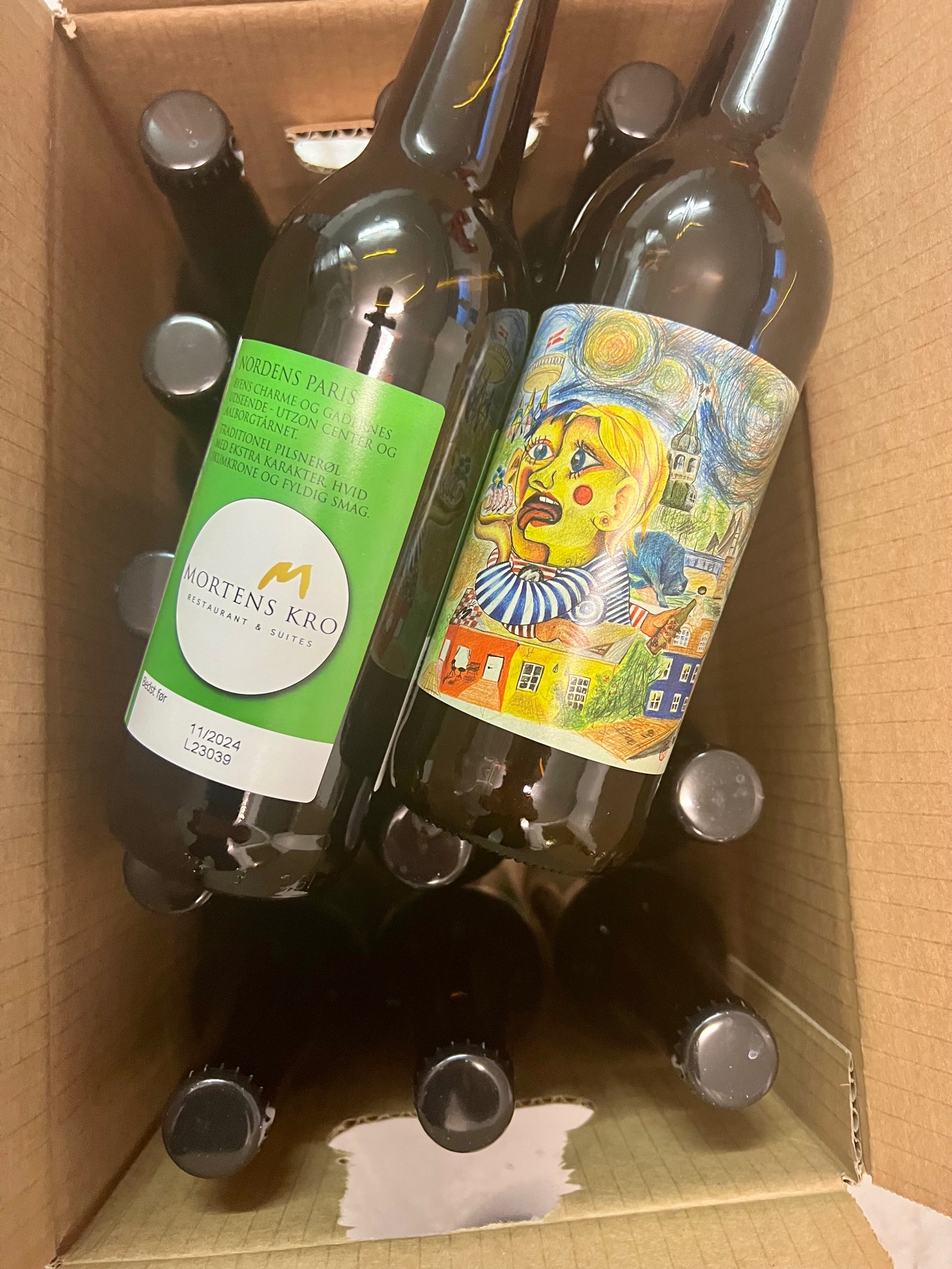 Nordens paris pilsner øl 50 cl | Mortens Kro